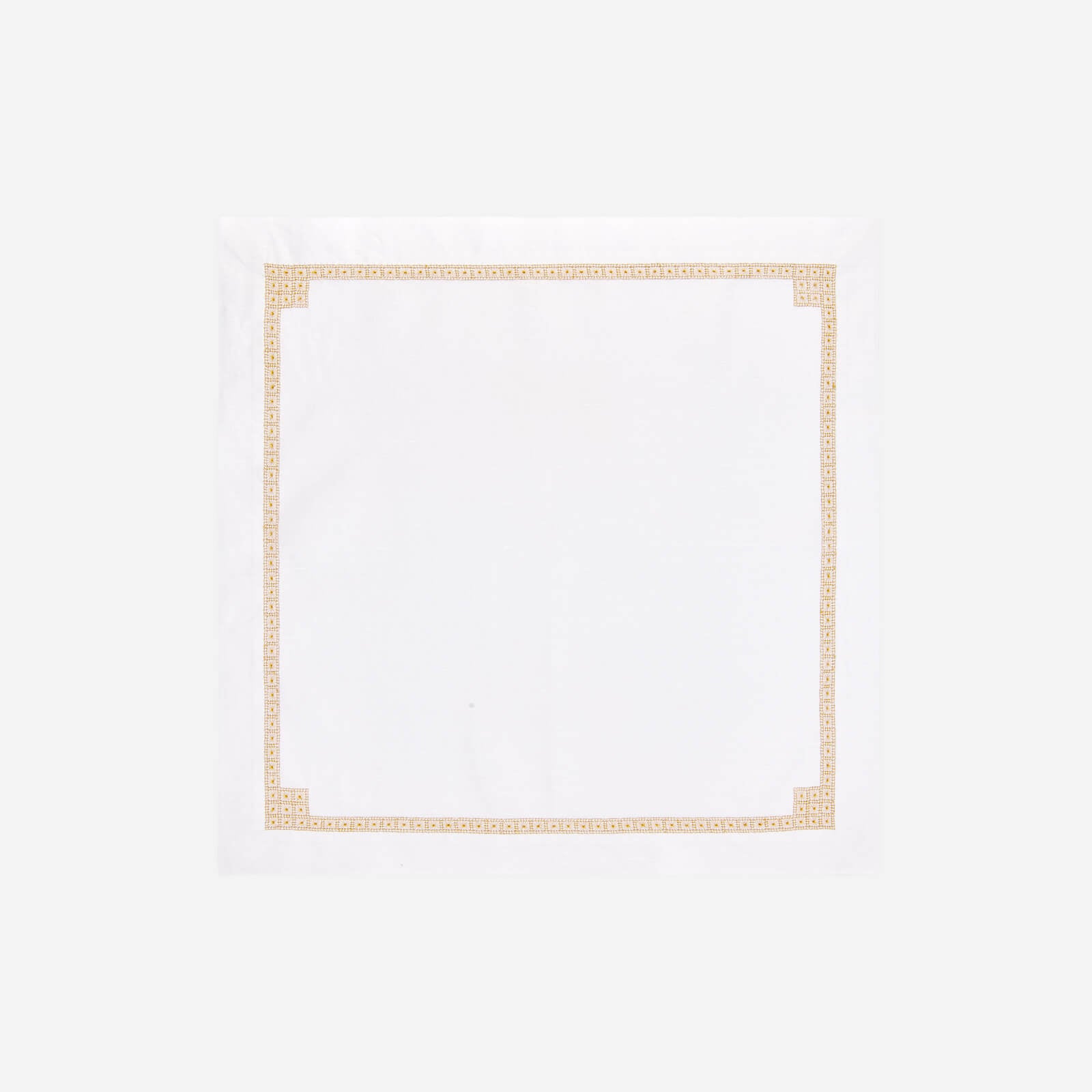 E&R Daisy Chain Hemstitch Gold Napkin – Bonadea