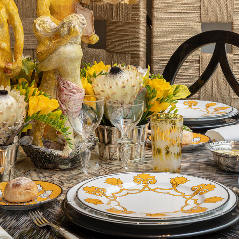 Alberto Pinto | Hand-painted Limoges Porcelain Tableware – Bonadea