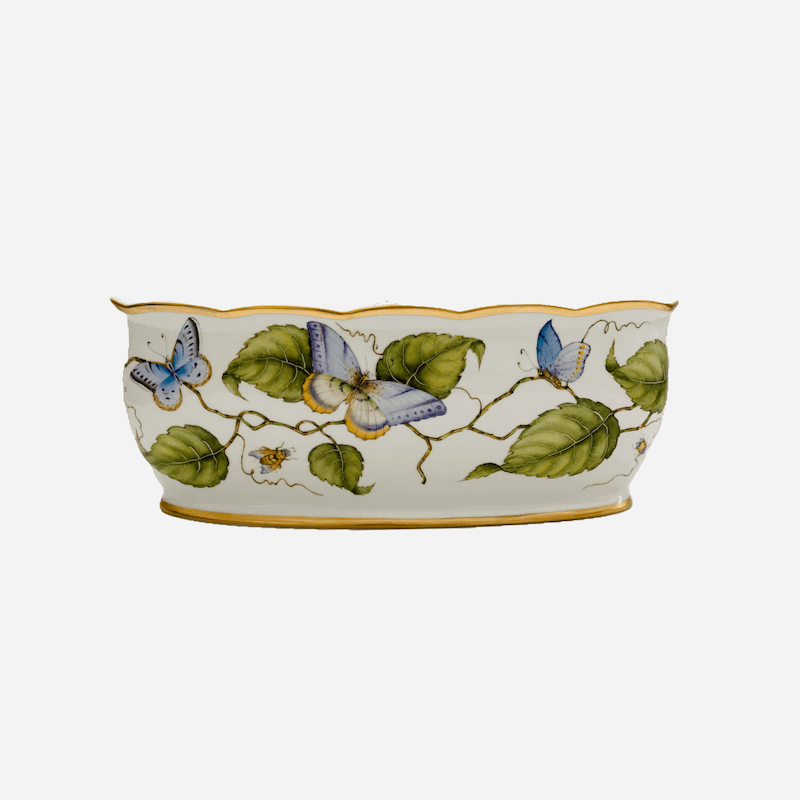 Bonadea | Anna Weatherley | Exotic Butterfly Oval Cachepot