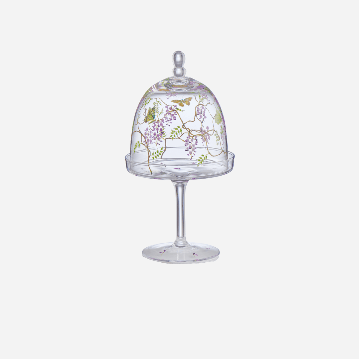 Bonadea | Wisteria Petit Fours Stand | Hand-Painted Exclusive