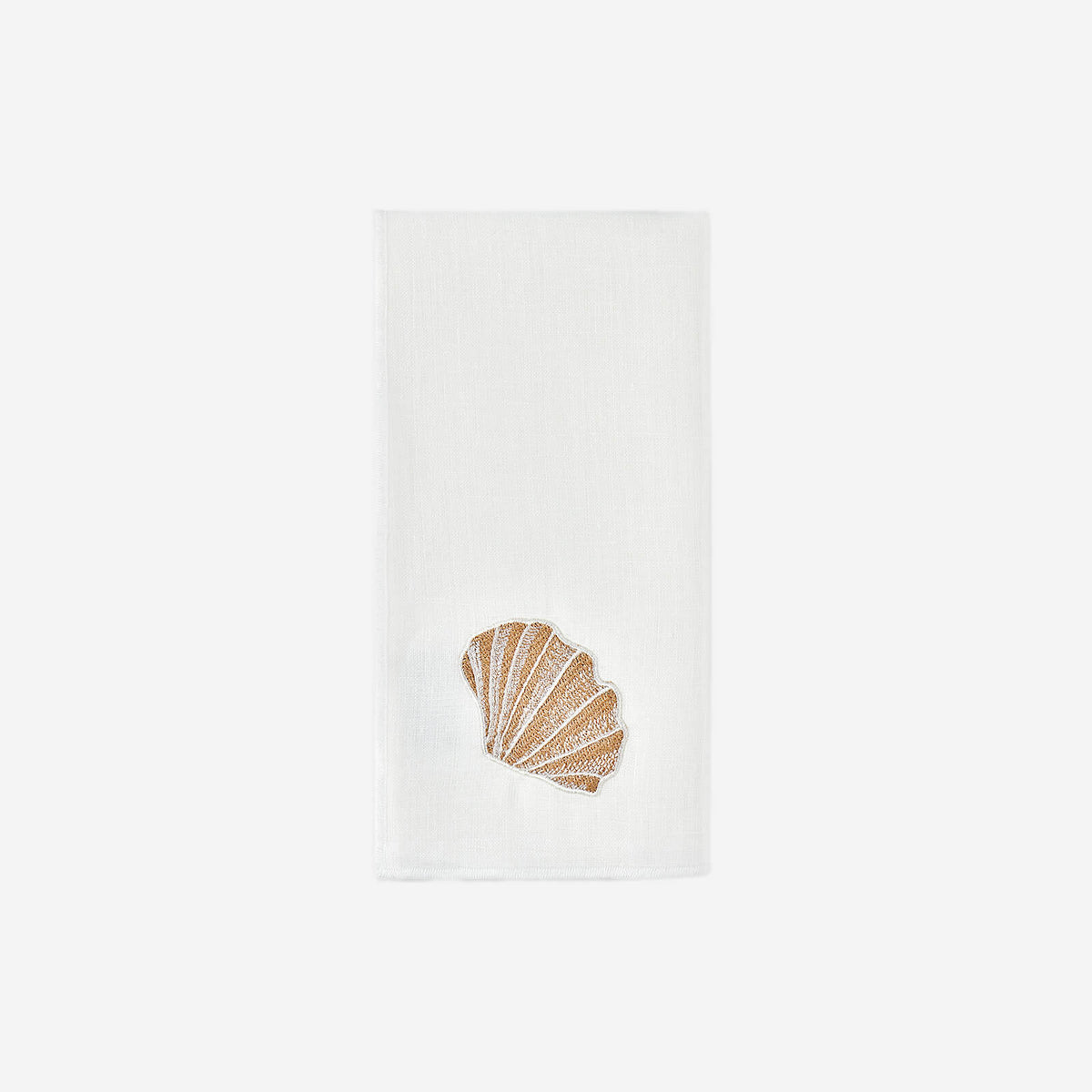 Bonadea | Shell Embroidered Napkin